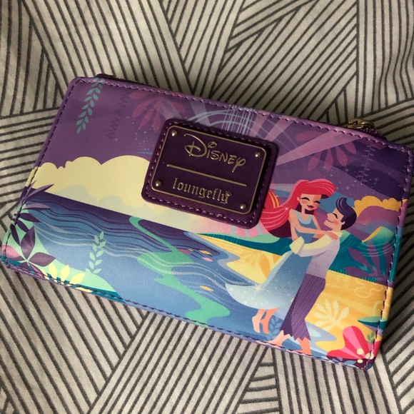 Loungefly | Bags | Disney Loungefly Little Mermaid Wallet Euc | Poshmark